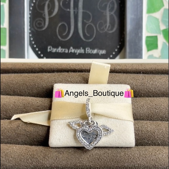 Pandora | Jewelry | New Pandora Heart Angel Wings Charm | Poshmark